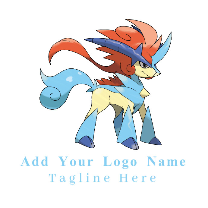 Pokémon X and Y Pokémon Adventures Keldeo, ho Template | PosterMyWall