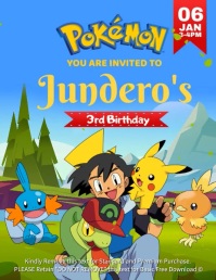 Pokemon Template | PosterMyWall