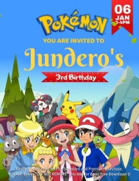 Pokemon Template | PosterMyWall