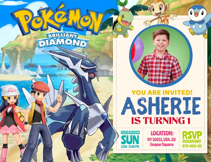 Pokemon Template | PosterMyWall