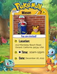 Pokemon Template | PosterMyWall