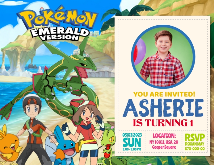 Pokemon Template | PosterMyWall