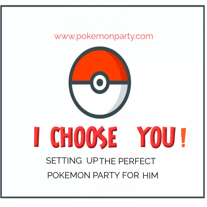 Pokemon Template | PosterMyWall