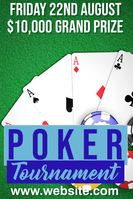Poker Template | PosterMyWall