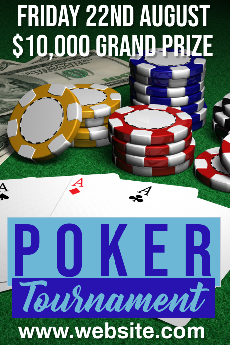 Poker Template | PosterMyWall
