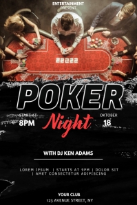 poker night flyer template | PosterMyWall