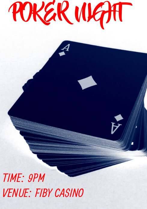 POKER FLYER Template | PosterMyWall