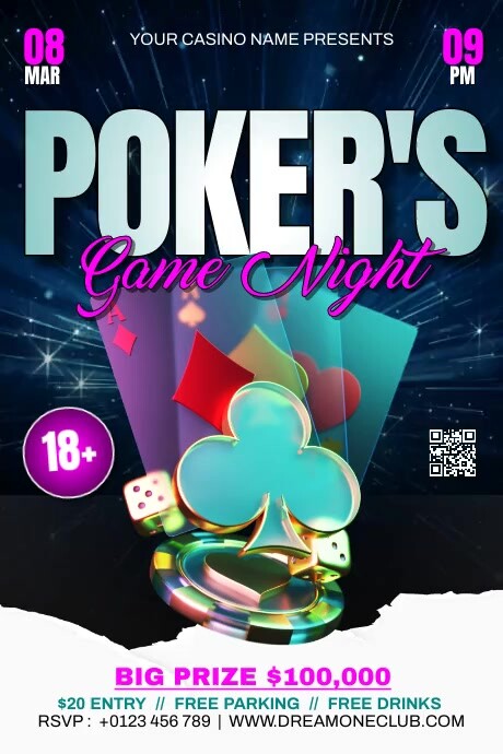 Poker Game Ads Template | PosterMyWall