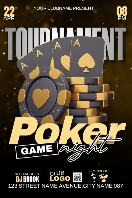 Poker Game Night Template | PosterMyWall