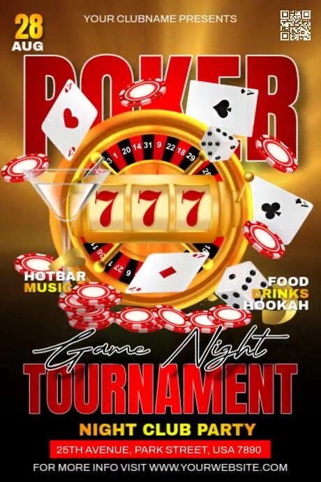 Poker Game Night Template | PosterMyWall