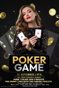 Poker Template | PosterMyWall