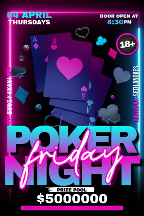Poker Night Template | PosterMyWall