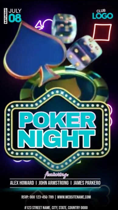 Poker Night Template | PosterMyWall