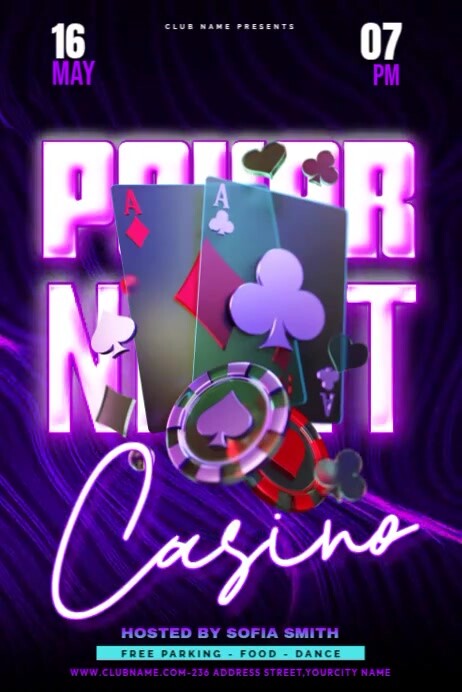 Plantilla de Poker Night | PosterMyWall