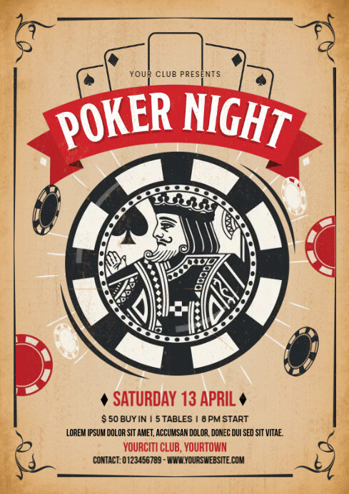 Copy of Poker Night Flyer | PosterMyWall