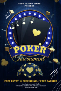 Poker Tournament Ads Template | PosterMyWall