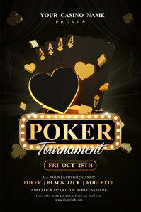 Poker Tournament Flyer or Poster Template | PosterMyWall