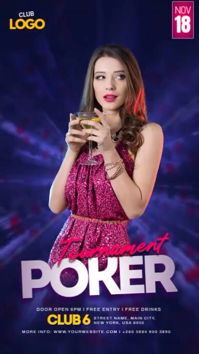 Poker Tournament Video Template | PosterMyWall