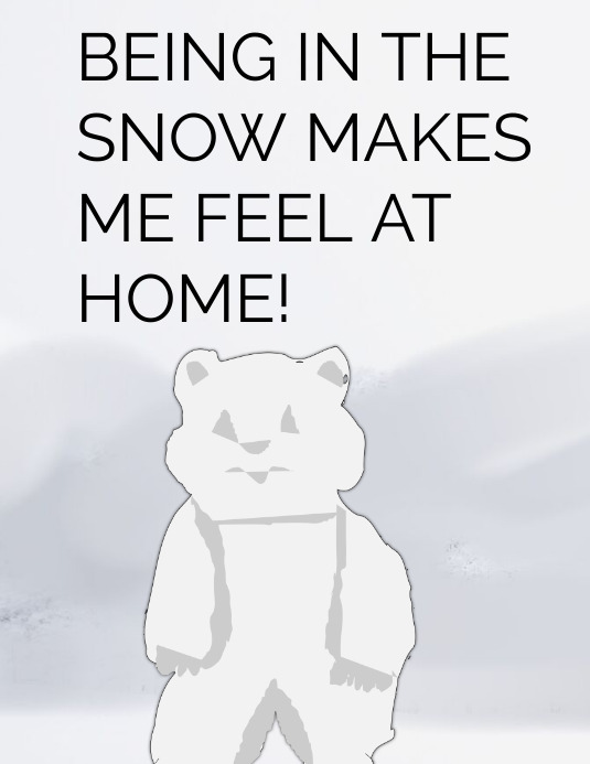 Polar Bear Poster Template | PosterMyWall