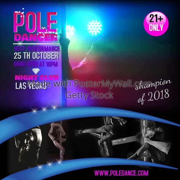 Copy of Pole dancer | PosterMyWall