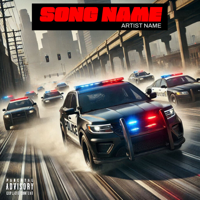 Police album cover Template | PosterMyWall