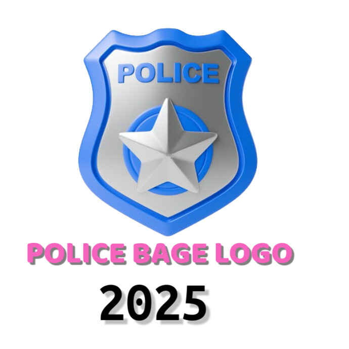 POLICE BAGE LOGO Template | PosterMyWall
