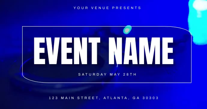 Copy of Police lights event flyer design facebook (1) | PosterMyWall