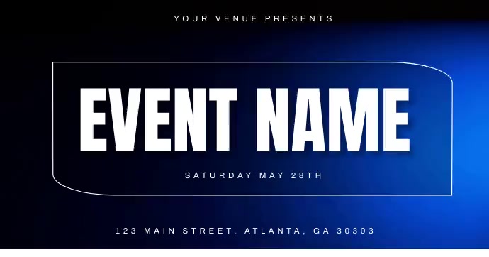 Police lights event flyer design facebook (3) Template | PosterMyWall