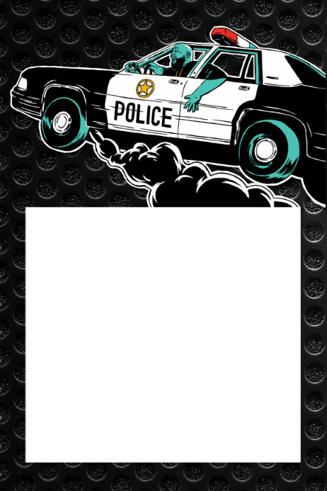 Copy of Police Party Prop Frame | PosterMyWall