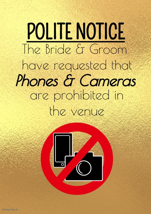 Plantilla de Polite Wedding Notice | PosterMyWall