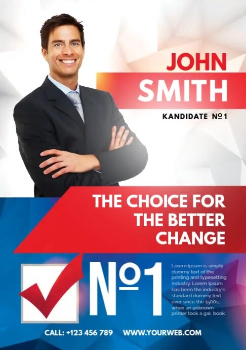 POLITICAL CAMPAIGN (1) Template | PosterMyWall