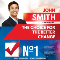 Election Campaign Instagram Post Template | PosterMyWall
