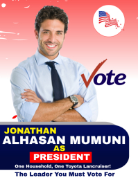 POLITICAL CAMPAIGN POSTER Template | PosterMyWall