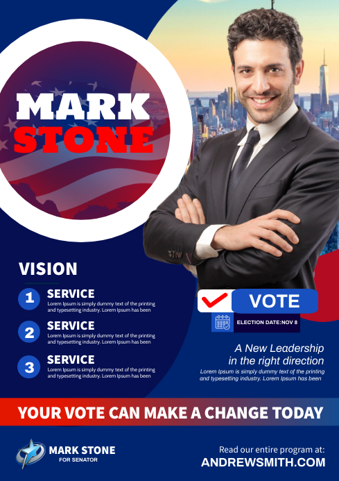 political campaign flyer | PosterMyWall