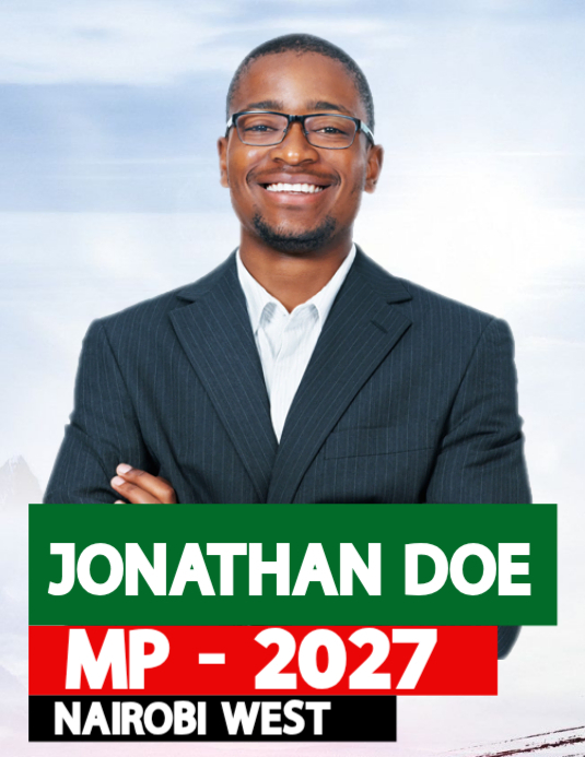 Political campaign poster Template | PosterMyWall
