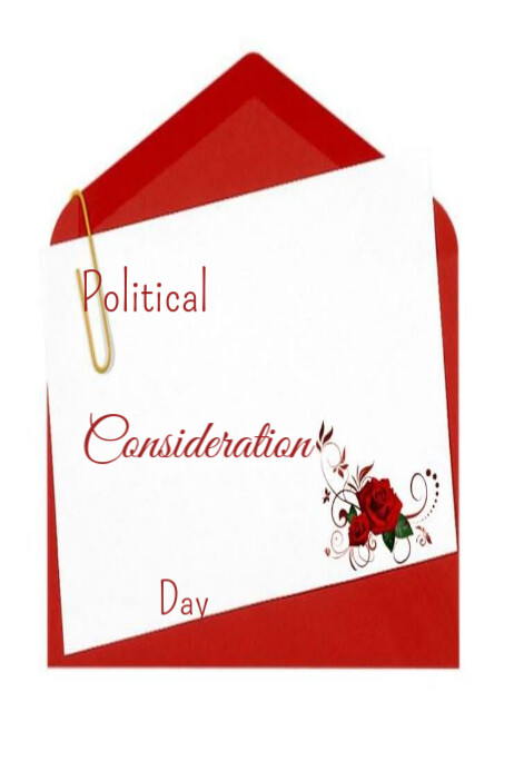 Political consideration day Template | PosterMyWall