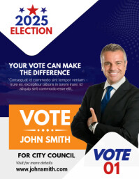 Political Election Flyer Template | PosterMyWall