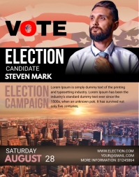 Political Election Flyer Template | PosterMyWall
