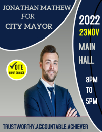 POLITICAL POSTER Template | PosterMyWall