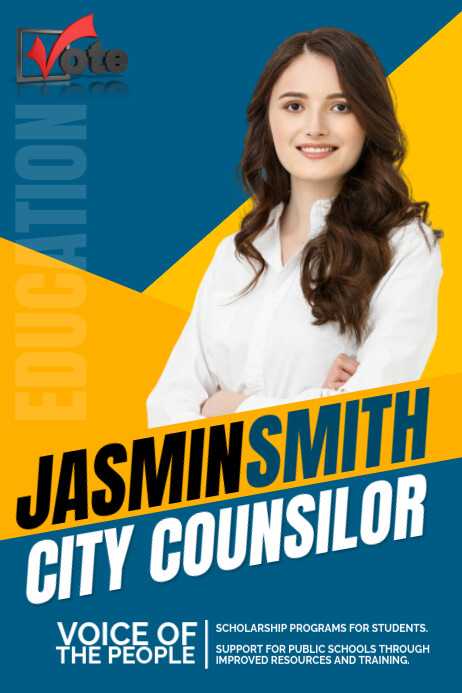 Political Poster Design Template | PosterMyWall