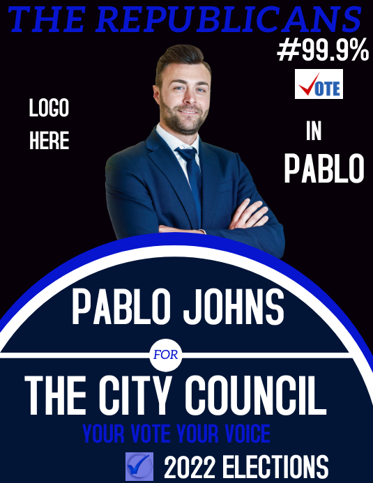 POLITICAL POSTER Template | PosterMyWall