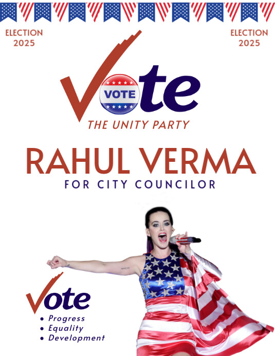 Political presidential best campaign banner stickers bronchure sample ...