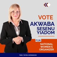Vote For Me Campaign Poster Template | PosterMyWall