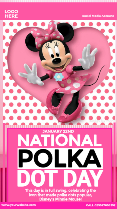 Polka Dot Day Template | PosterMyWall