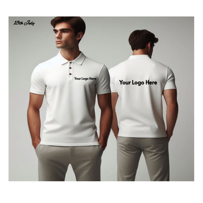 Polo with logo Template | PosterMyWall