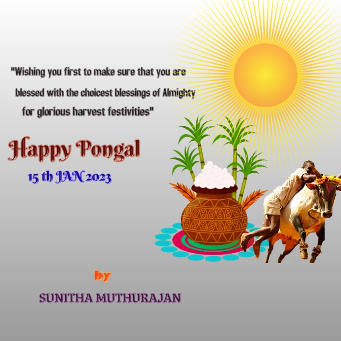 PONGAL Template | PosterMyWall