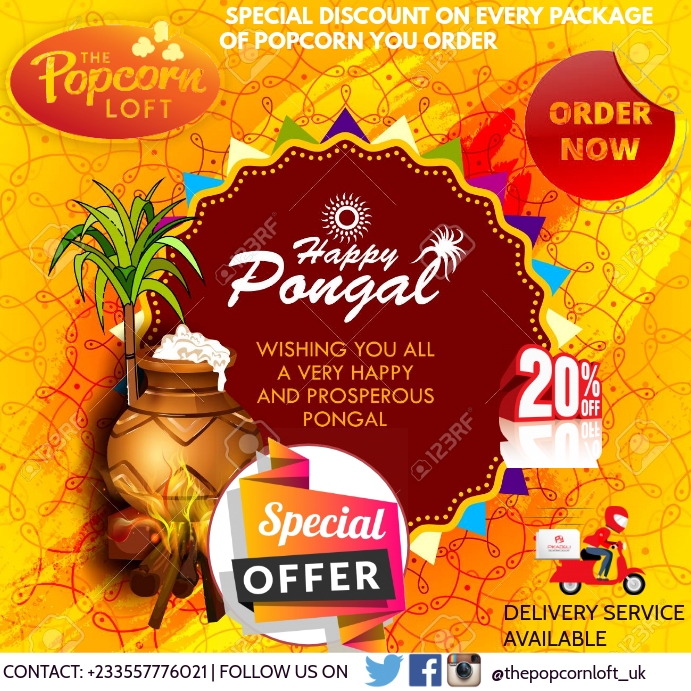 Pongal festival flyer Template | PosterMyWall