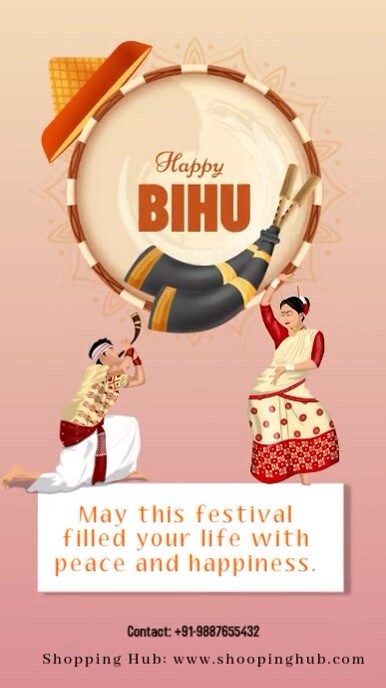 PONGAL-MAKAR SANKRANTI-BIHU (1) Template | PosterMyWall
