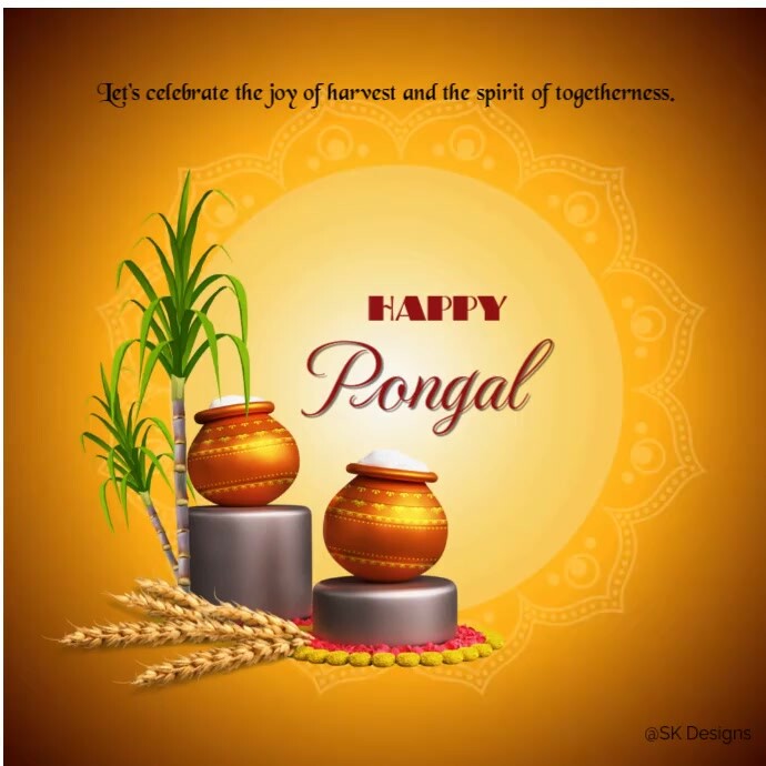 Pongal Wishes Template | PosterMyWall
