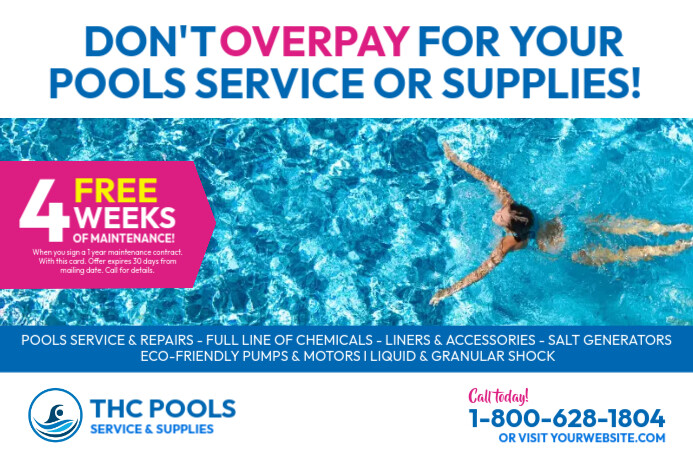 Pool Cleaning Flyer Template | PosterMyWall